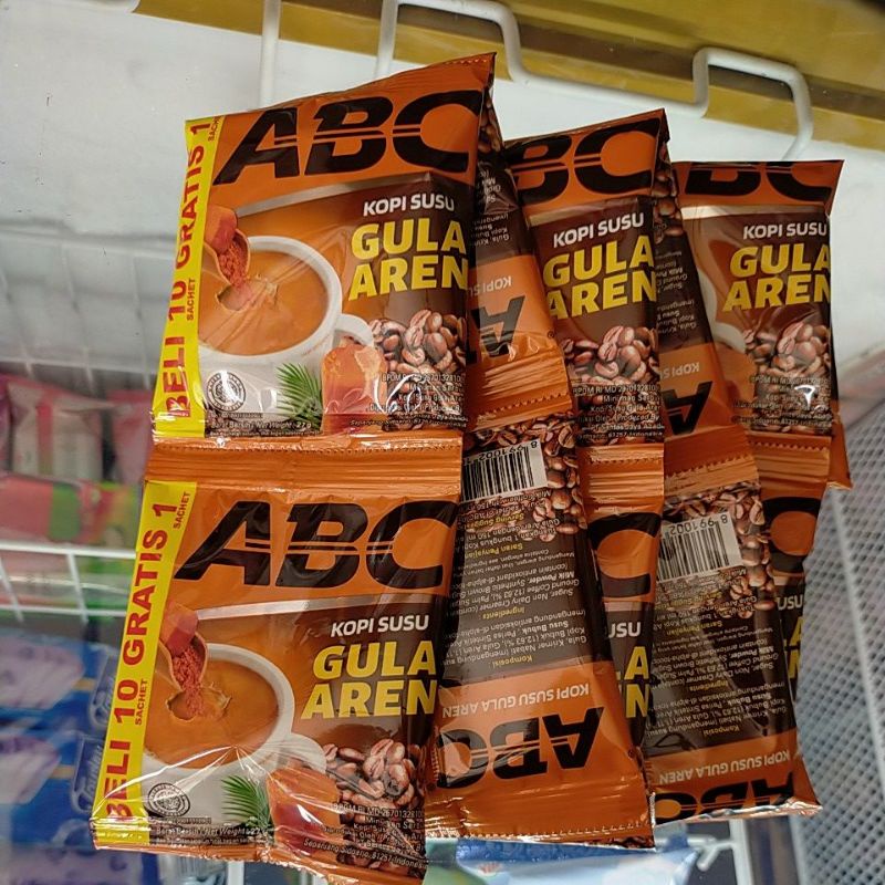 Jual ABC kopi susu Gula Aren [ 27gr x 11 ] | Shopee Indonesia
