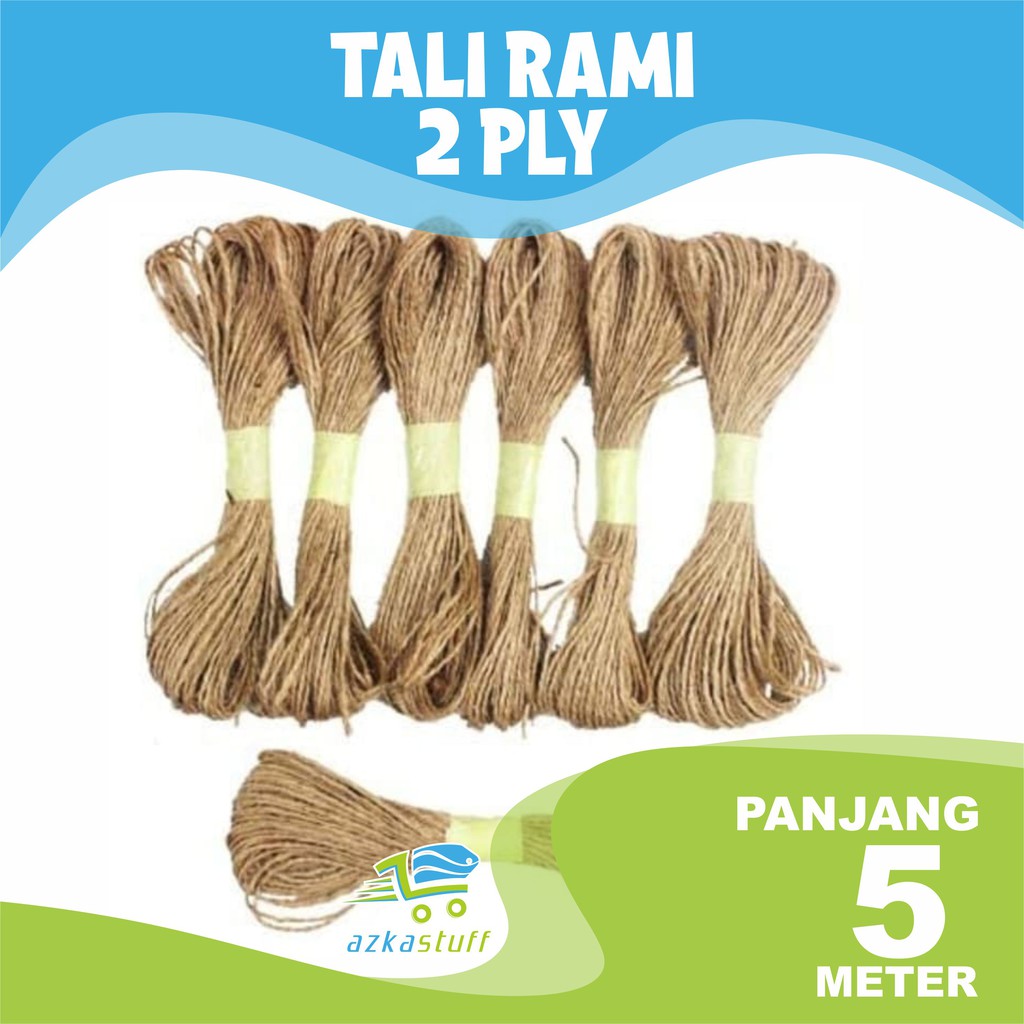 Jual TALI RAMI / Tali Goni 2 PLY - Tali Rami (2 PLY - Panjang 5 meter ...