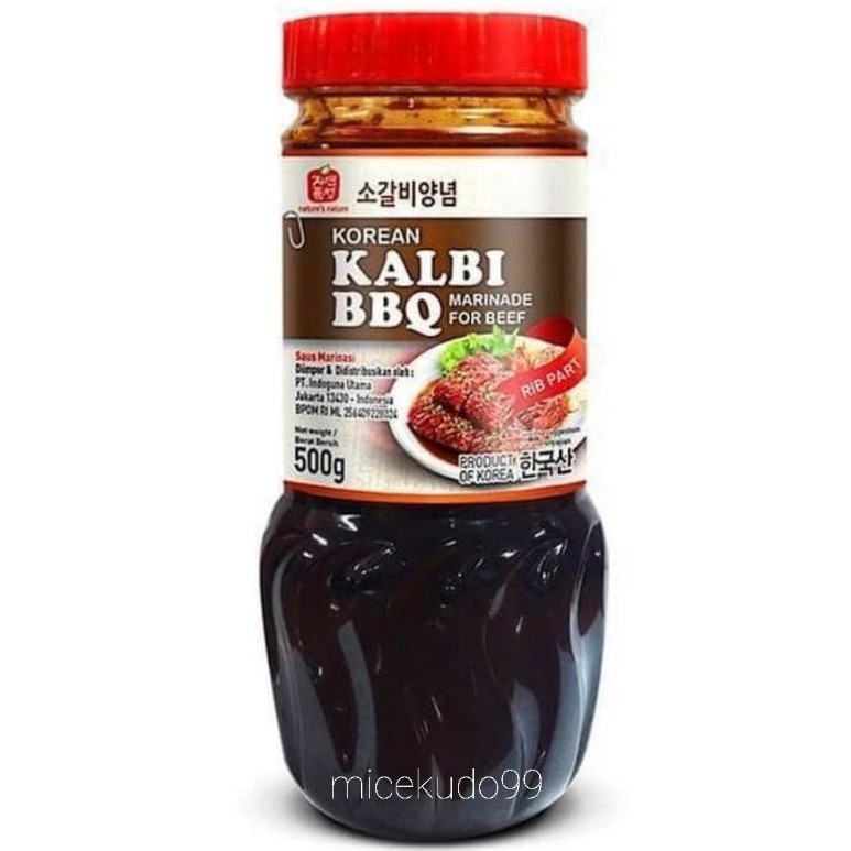 Jual KOREAN KALBI BBQ MARINADE 500GR JINSUNG / SAUS SAOS BUMBU MARINASI ...