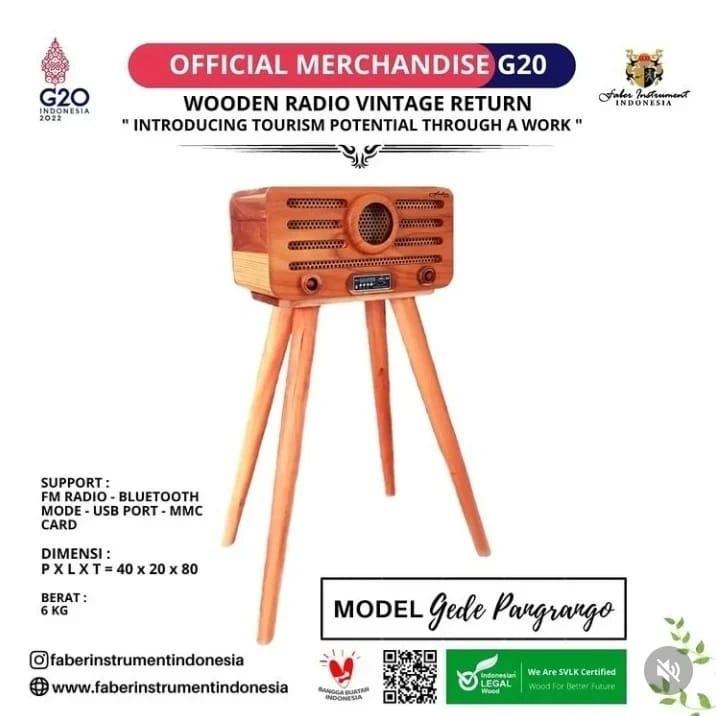 Jual Radio Kayu Model Gede Pangrango | Shopee Indonesia