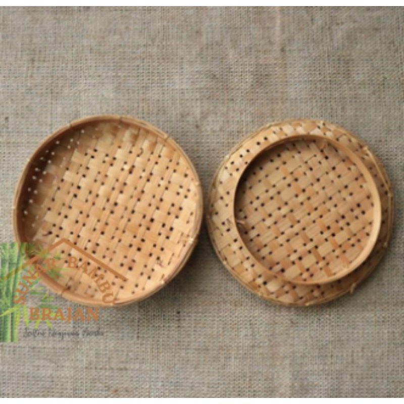 Jual Piring Bulat | Piring Bambu | Piring Lalap | Keranjang | Kerajinan ...