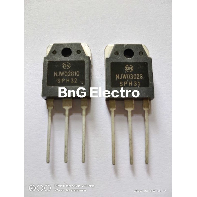Jual transistor njw 0281 0302 original Indonesia|Shopee Indonesia