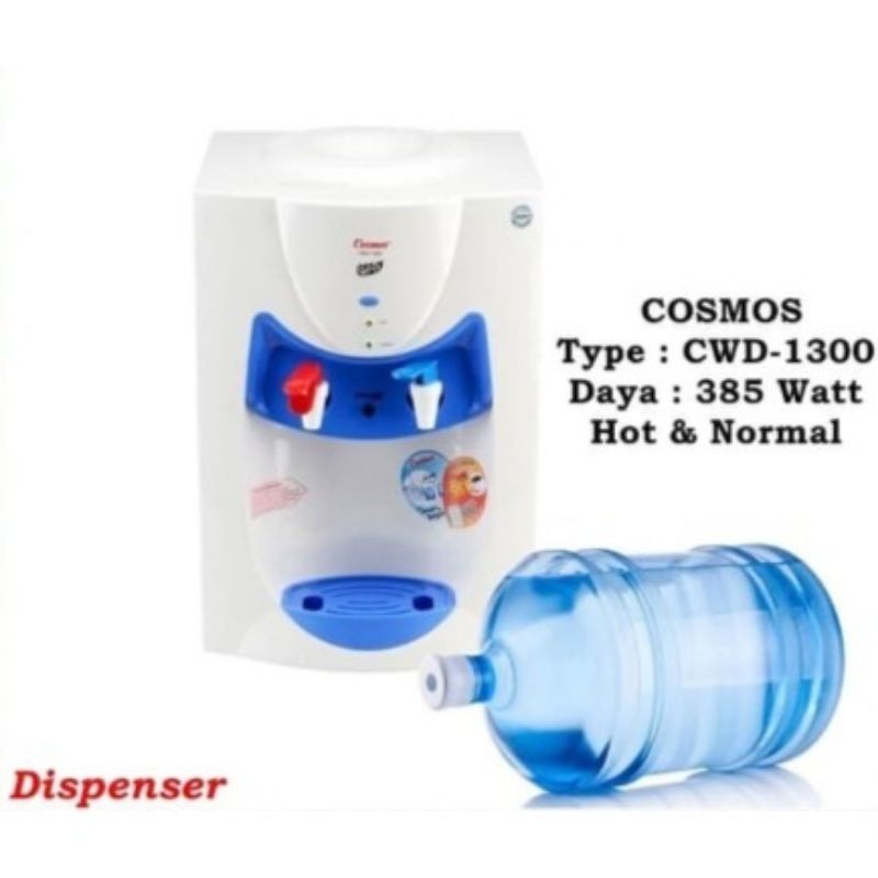 Jual Cosmos CWD-1300 Water Dispenser Top Loading Portable Hot Cold ...
