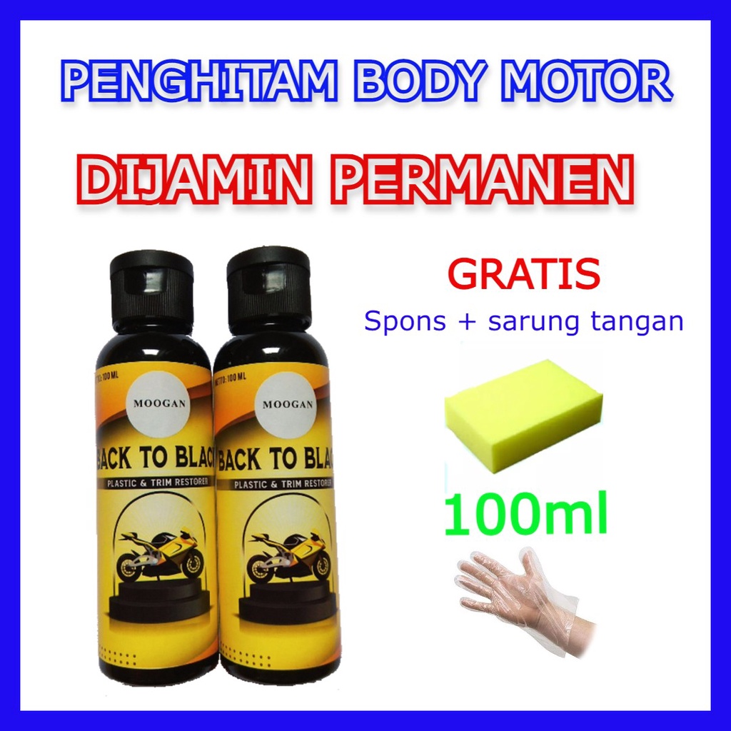Jual Penghitam Body Motor Permanen Back to Black dashboard trim dan ...