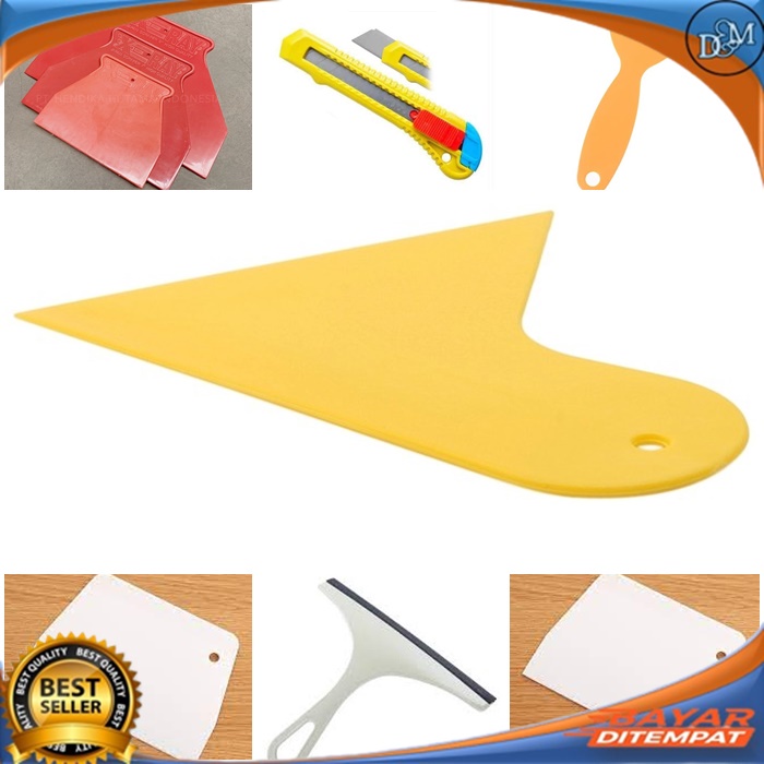 Jual Promo Murah SCAPER WIPER ALAT PASANG STIKER KACA Film Wallpaper ...