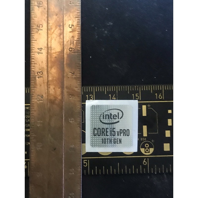 Jual Sticker stiker logo intel Core i5 vpro 10th gen 2019 ori Indonesia ...
