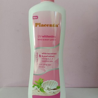 Jual PLACENTA / FLACENTA HAND & BODY LOTION WHITE TEA & PEARL 500 ML ...