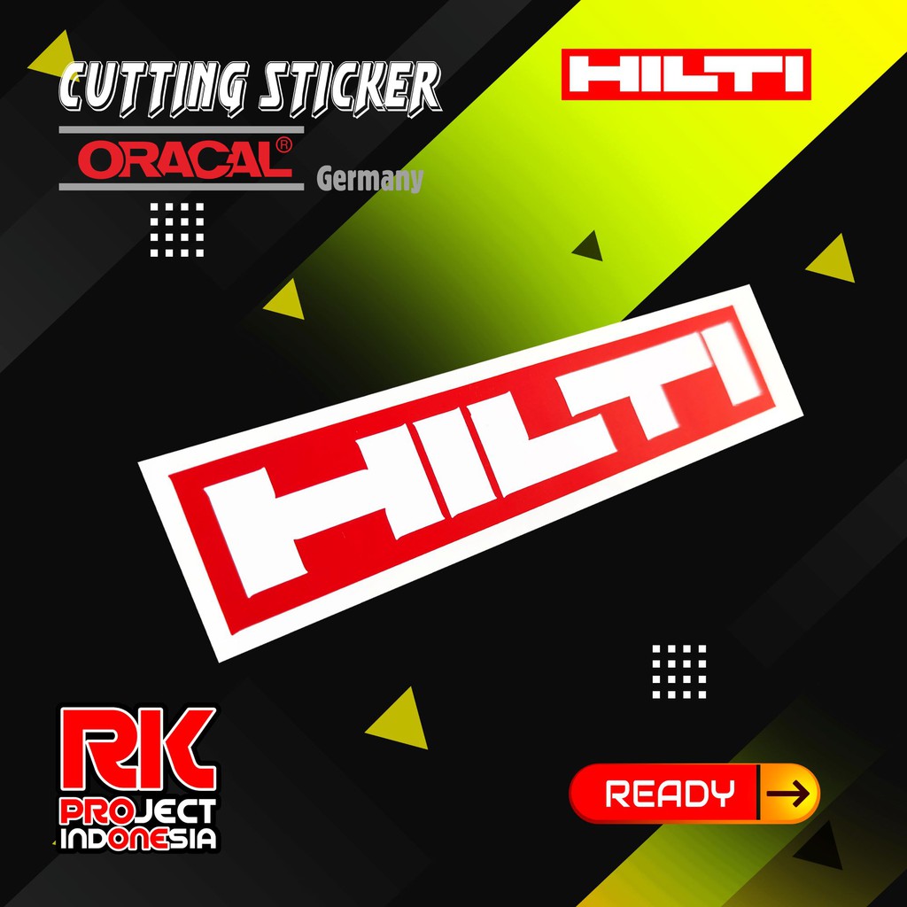 Jual HILTI CUTTING STICKER / STIKER ORACAL 651 / ORAFOL 6510 | Shopee ...