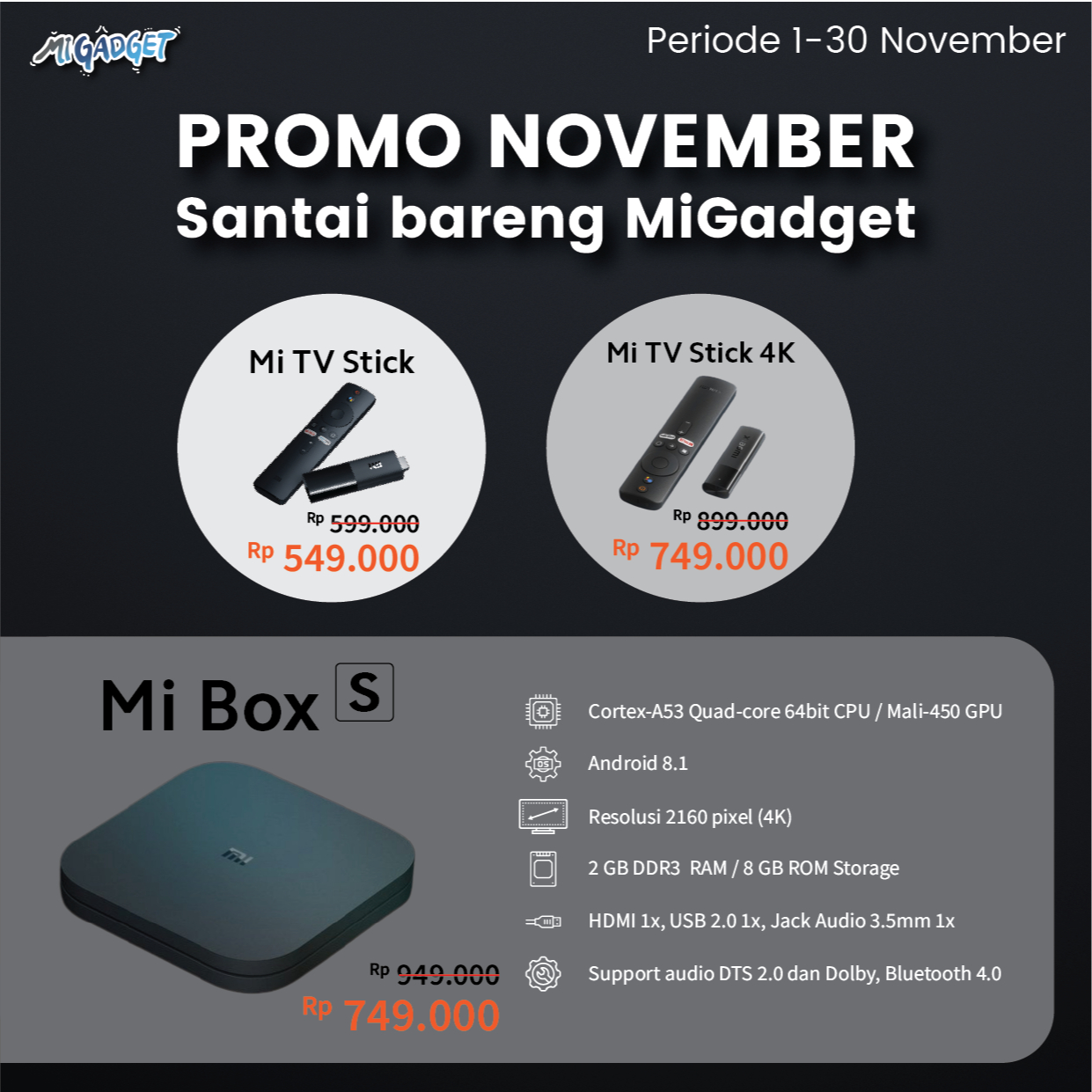 Produk Mi Gadget | Shopee Indonesia