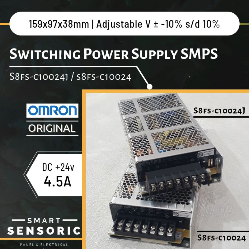Jual Omron 24v 4.5A S8FS-C10024J Switching Power Supply SMPS Power Suplai | Shopee Indonesia