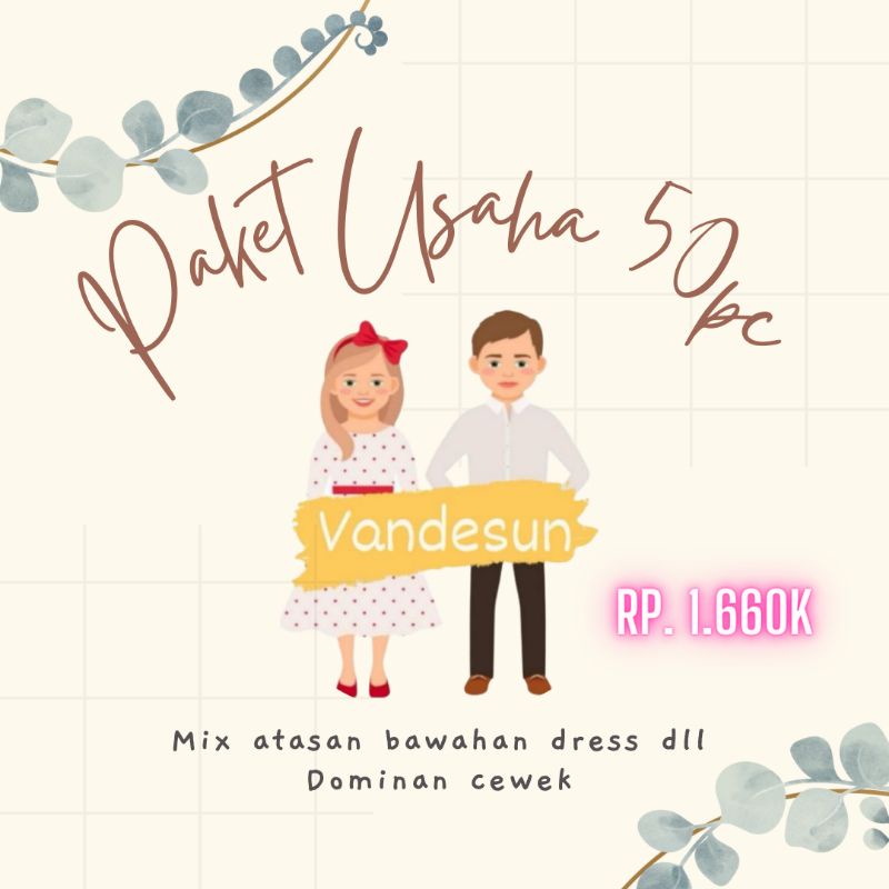 Jual paket usaha 50pc | Shopee Indonesia