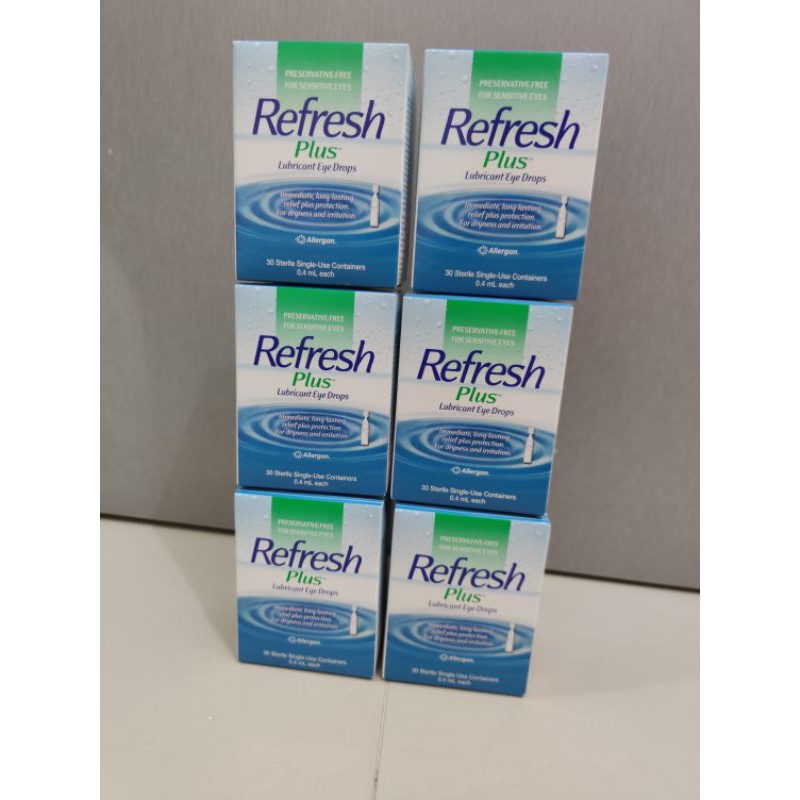 Jual Refresh Plus Lubricant Eye Drops 30 Sterile 0.4 ml (Ready stock ...