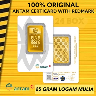 Jual LM ANTAM CERTICARD 25 GR , LOGAM MULIA EMAS ANTM CERTIEYE 25 GRAM ...