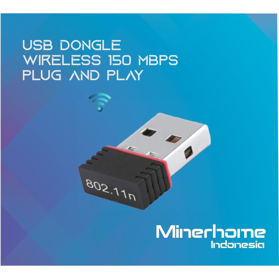 Jual Mini USB Dongle Wifi 150 Mbps Receiver Adapter Wireless | Shopee ...