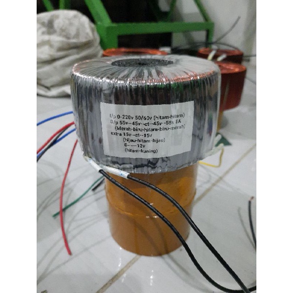 Jual Trafo toroid trafo donat 5A ct45v 55v full tembaga murni harga murah Indonesia|Shopee Indonesia