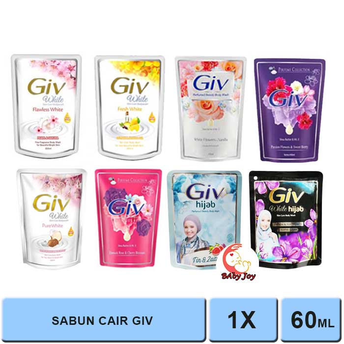 Jual BJOY. SABUN CAIR GIV 60 ML / GIV BODY WASH 60 ML | Shopee Indonesia