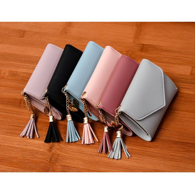 Jual OSM - D500 Dompet Lipat Mini Polos / Dompet Cewek / Dompet Fashion ...