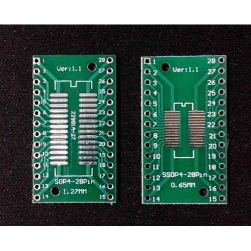Jual SMD SOP4-28 SSOP4-28 Pin 0.65mm 1.27mm To DIP Connector Converter ...
