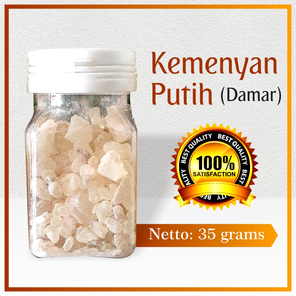 Jual Kemenyan Menyan Putih Damar Mustaki 35 gram | Shopee Indonesia