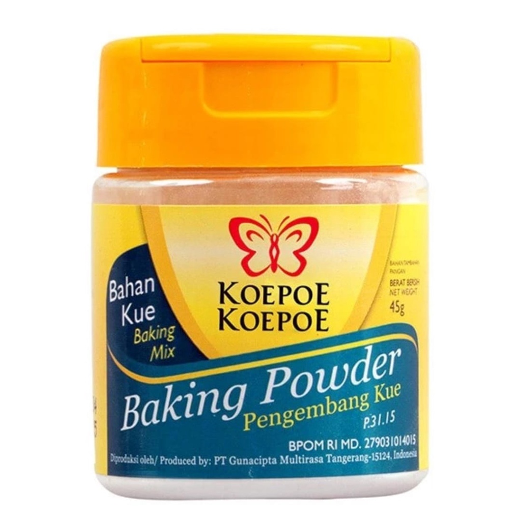 Jual Baking Powder Cap Koepoe Kopoe 45 Gr Shopee Indonesia