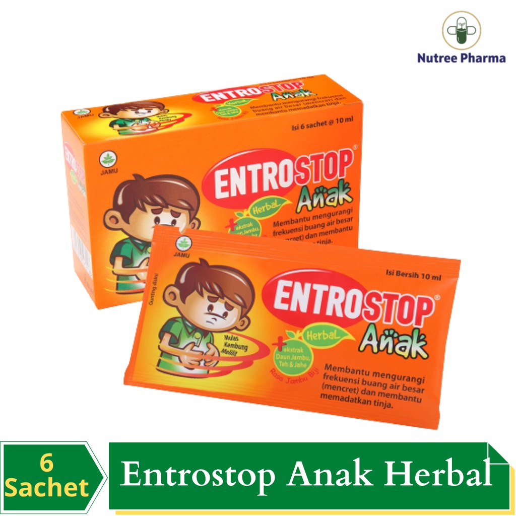 Jual Entrostop Anak Cair Herbal Box isi 6 Sachet | Shopee Indonesia Jual Entrostop Anak Cair Herbal Box isi 6 Sachet | Shopee Indonesia