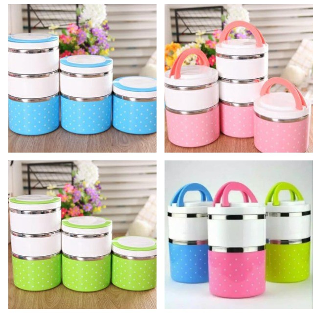 Harga Rantang Makanan Polkadot Terbaru Okt 2024 |BigGo Indonesia