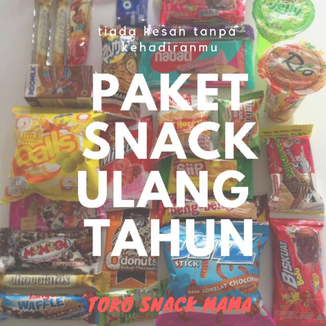 Jual [JNE/J&T] Paket Snack Ulang Tahun | Shopee Indonesia