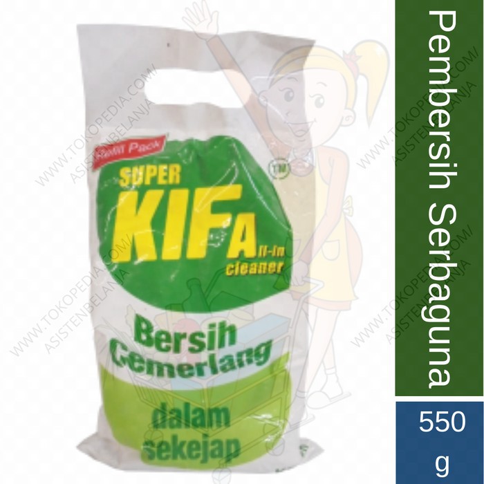 Jual Super Kifa Kif All In Bubuk Pembersih Serbaguna Refill 550g ...