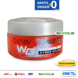 Jual Gatsby Water Gloss Super Hard Soft Hyper Solid WG Merah Kuning ...