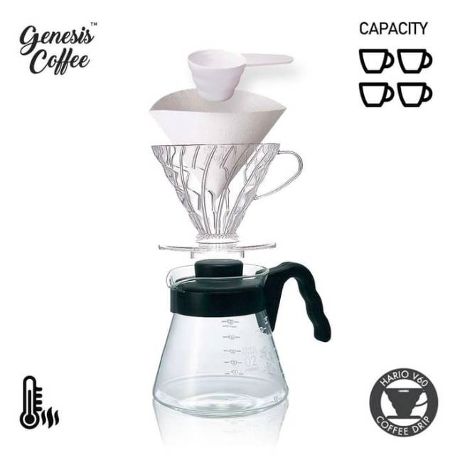 Jual V60 Dripper Set / V60 Hario Pour Over Set / Alat Seduh Kopi Set ...