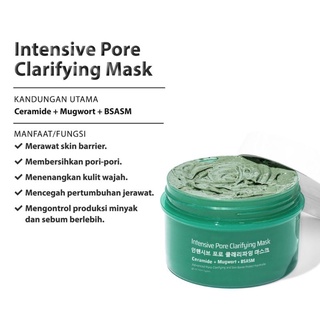 Jual ELFORMULA Intensive Advanced Pore Clarifying Masker Mugwort 100% ...