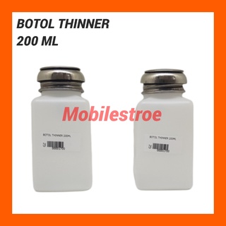 Jual BOTOL TINNER 200ML / POMPA TEMPAT TINNER CAIRAN THINER TINER ALKOHOL | Shopee Indonesia