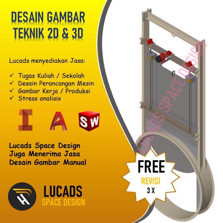 Jual Desain gambar 2D & 3D menggunakan aplikasi Autodesk Inventor ... Jual Desain gambar 2D & 3D menggunakan aplikasi Autodesk Inventor ...