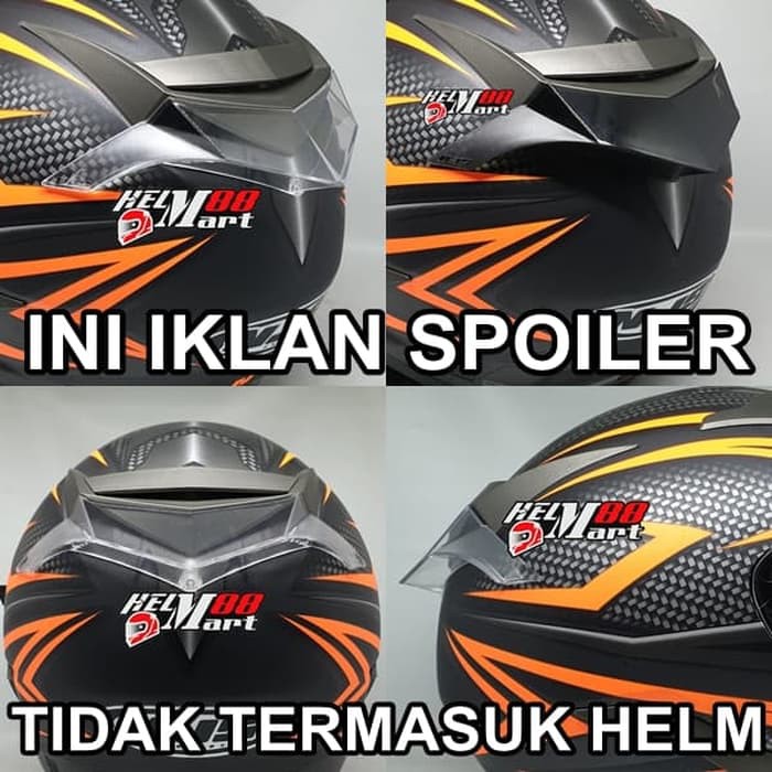 Jual SPOILER 3D SPOILER 3 DIMENSI HELM NJS SHADOW ORIGINAL Indonesia ...
