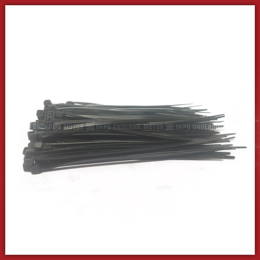 Jual Kabel Ties 2,5 x 100 (Hitam) - Tali Krek Kretek Tis Pengikat Kabel ...