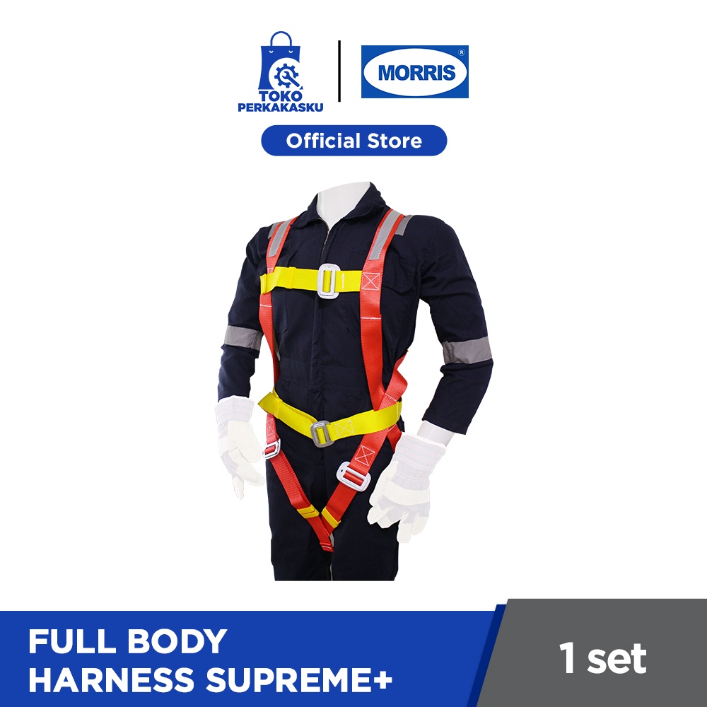Jual Morris Full Body Harness Supreme + | Safety Belt Sabuk Pengaman ...