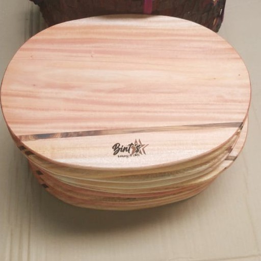 Jual Rekeyne Talenan/Tatakan Roti/Tatakan Display/Piring Saji Kayu ...