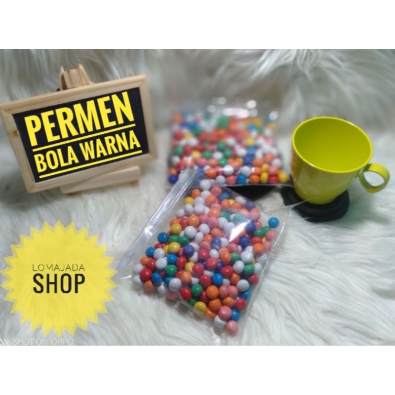 Jual permen bola warna 170gr | Shopee Indonesia
