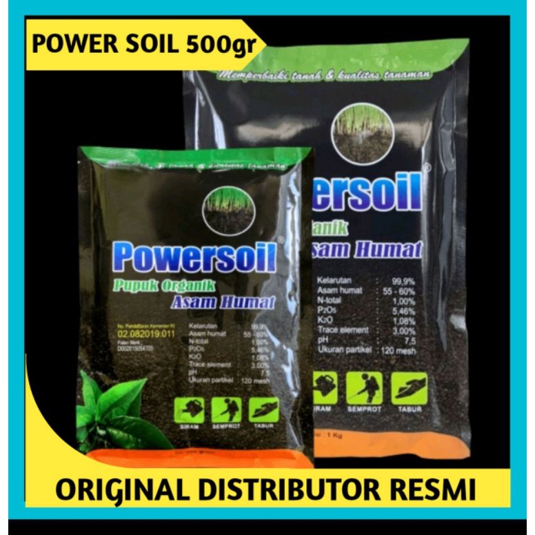Jual Pupuk PowerSoil Power Soil Asam Humat Power Soil 500gr Pembenah Tanah | Shopee Indonesia