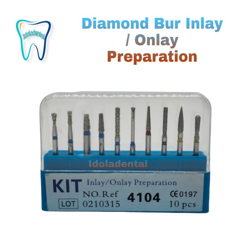 Jual Dental Diamond Bur Preparasi Inlay Onlay Preparation | Shopee ...