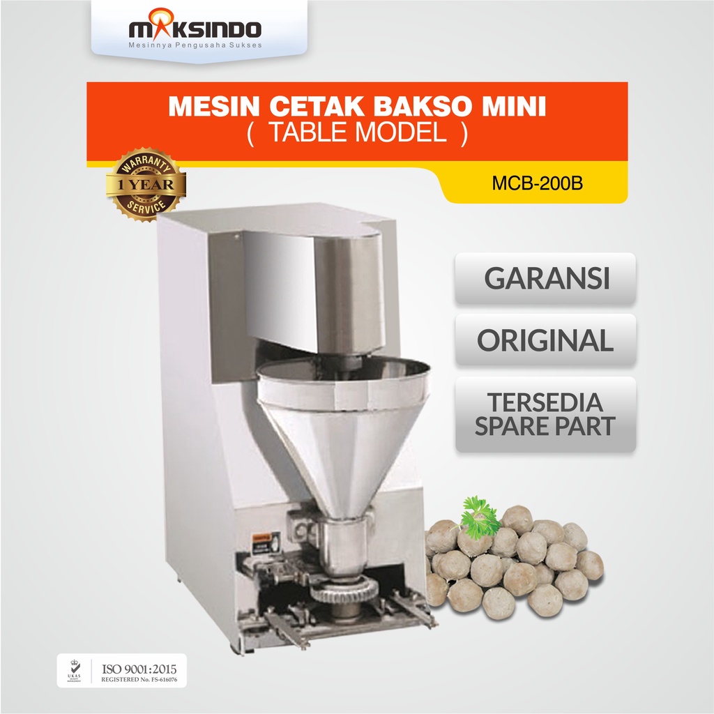 Jual Mesin Cetak Bakso Mini (Table Model) MCB-200B | Shopee Indonesia
