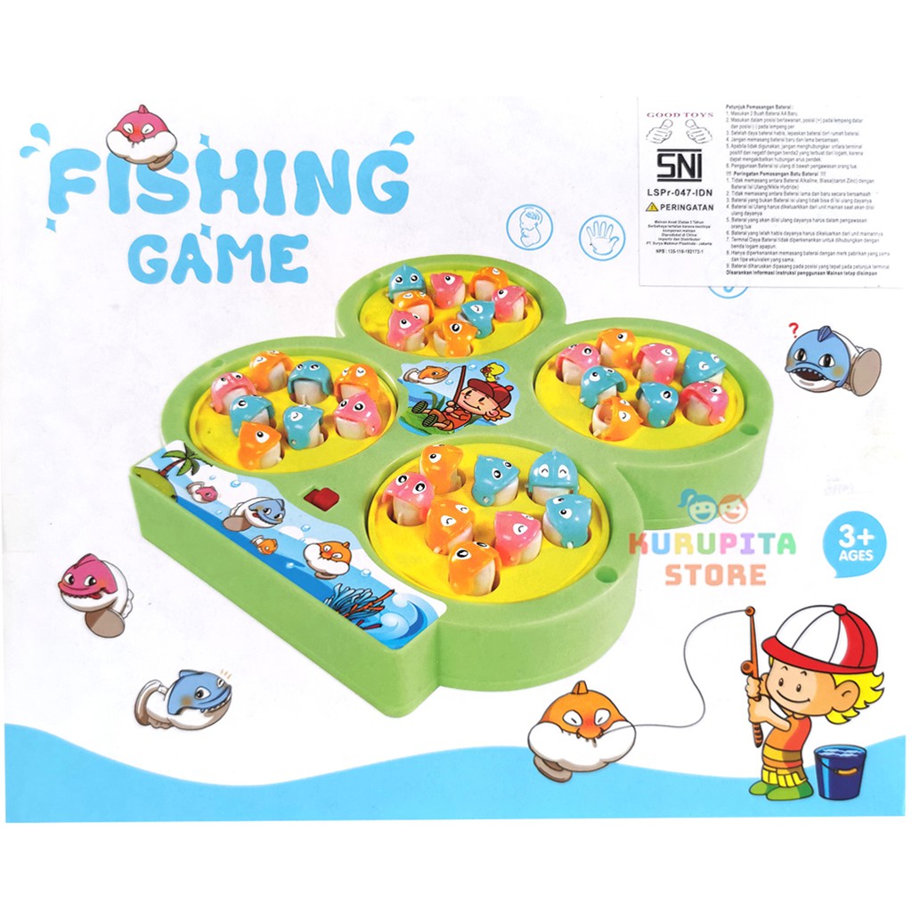 Jual Fishing Game Mancing Permainan Anak Pancing Ikan (Original SNI ...