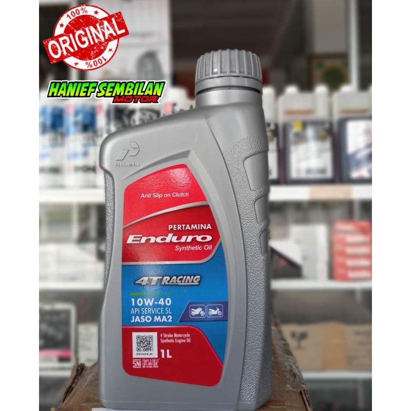 Jual Oli Mesin Enduro Racing 4T 10w/40 1L | Shopee Indonesia