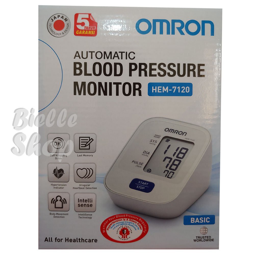 Jual Omron Automatic Blood Pressure Monitor HEM-7120 - Omron Tensimeter Digital HEM7120 - Omron ...