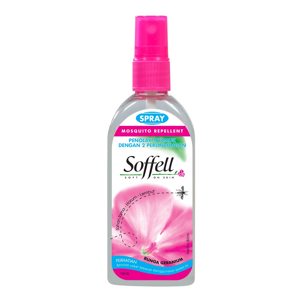 Jual Soffell Botol Spray Bunga Geranium 80Ml | Shopee Indonesia