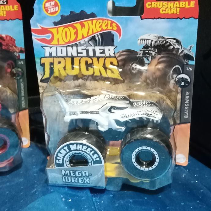 Jual maddox - Hotwheels Hot Wheels Monster Trucks Truck Mega Wrex White | Shopee Indonesia