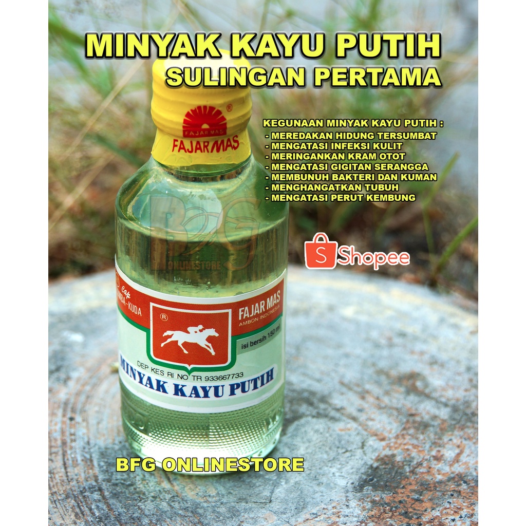 Jual MINYAK KAYU PUTIH ASLI SULINGAN PERTAMA 150ml LOMBA KUDA" FAJAR ...