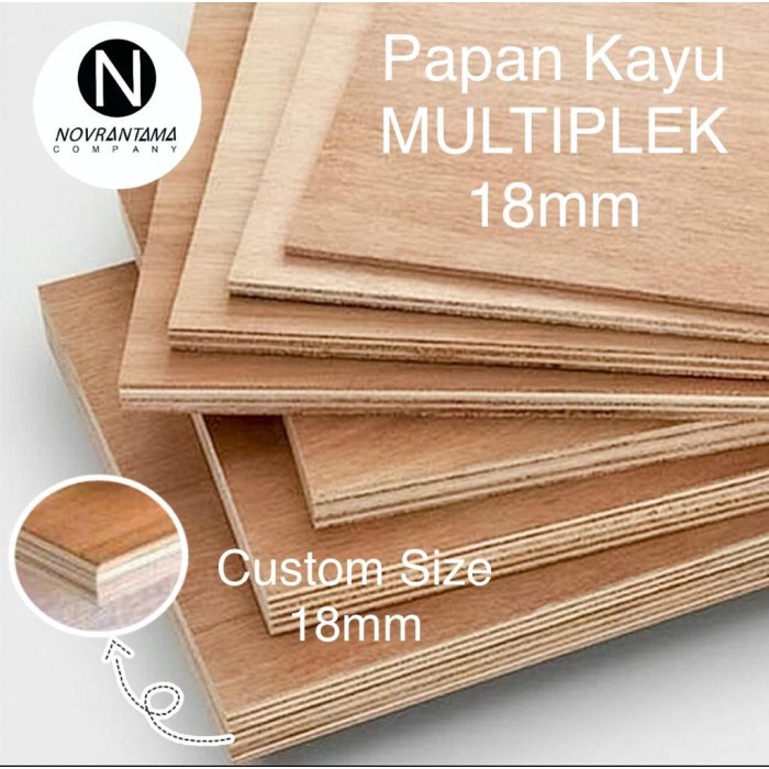 Jual Triplek 18mm Custom Harga /cm2. Multiplek / Plywood Custom 18mm ...