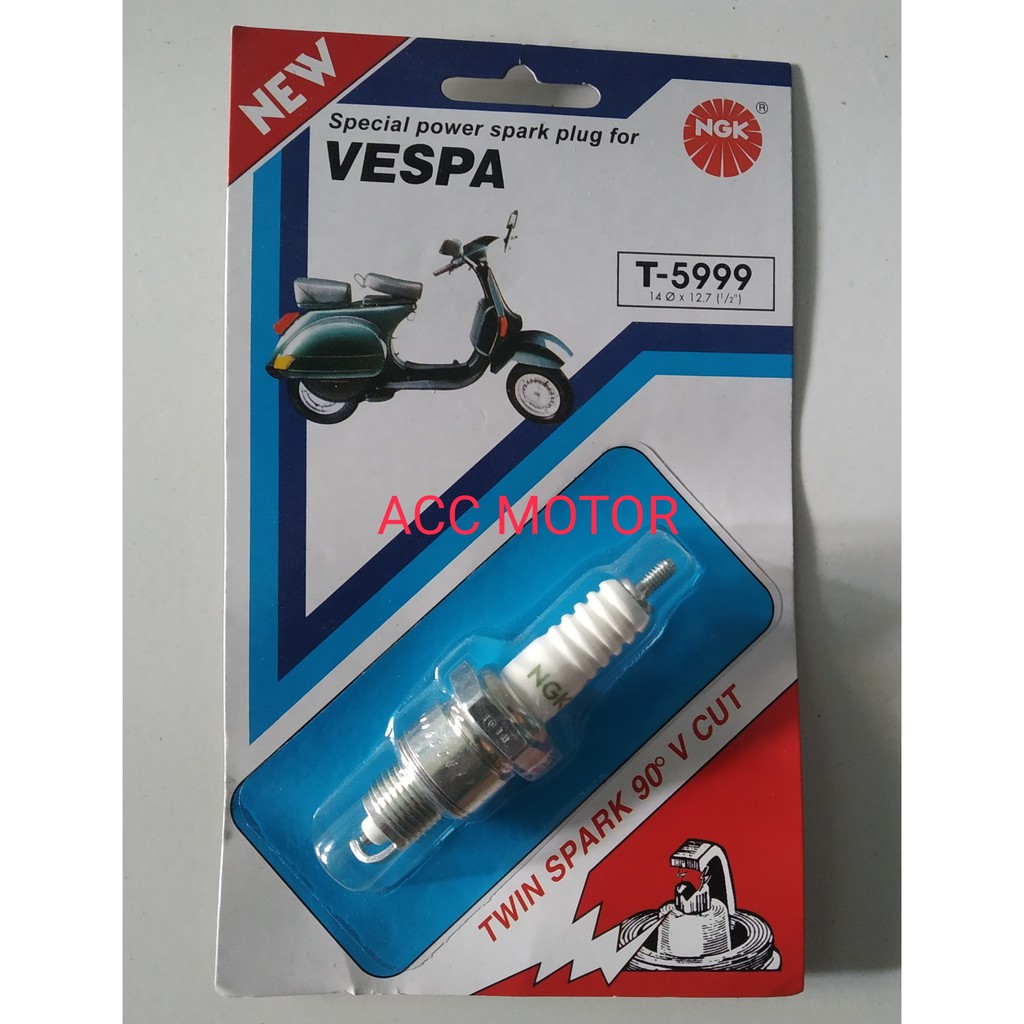 Busi Vespa T5999 NGK (Busi Pendek) | Shopee Indonesia