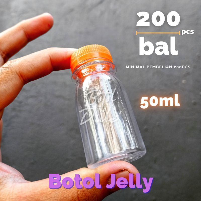 Jual Botol Plastik Jelly 50ml /Botol Jelly 50ml / Botol Plastik 50ml ...